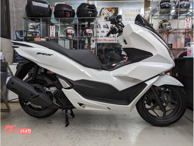 HONDA PCX | New Bike | PEARL WHITE | ― km | details | Japanese used ...