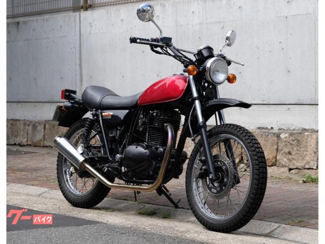 神戸市西区バイク 点検メンテナンス カワサキ 250TR BJ250F 点検整備 エンジンオイル交換 オイルフィルター交換 点火プラグ交換 ブレーキオイル交換 エアフィルター点検 チェーン調整 ...